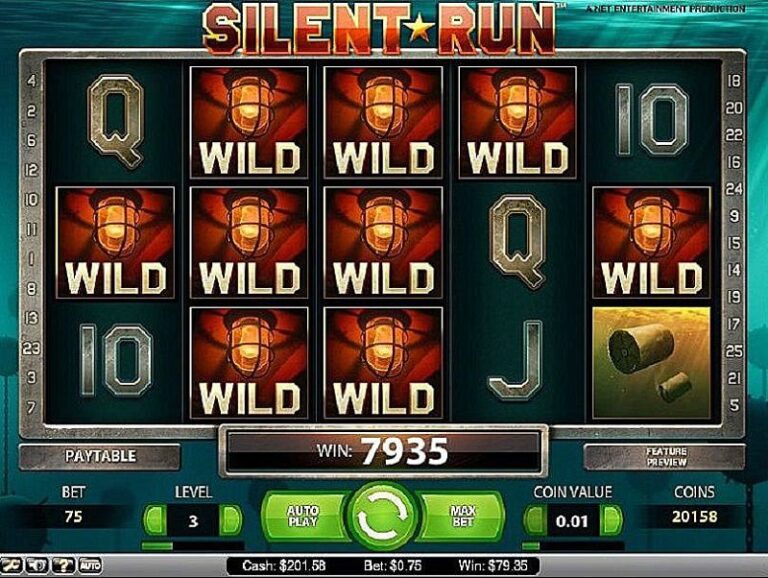 Silent Run - NetEnt slot - Bra grafik och höga vinster